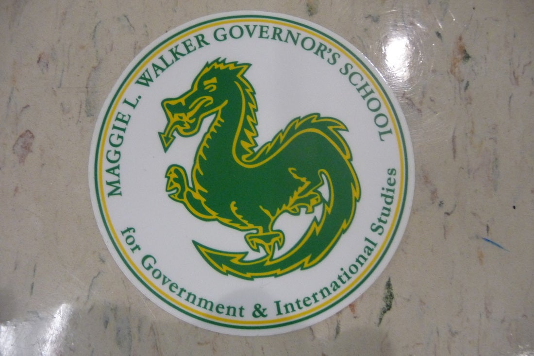 Sticker - LOGO ROUND | Dragon's Lair Maggie L.Walker Governor’s School